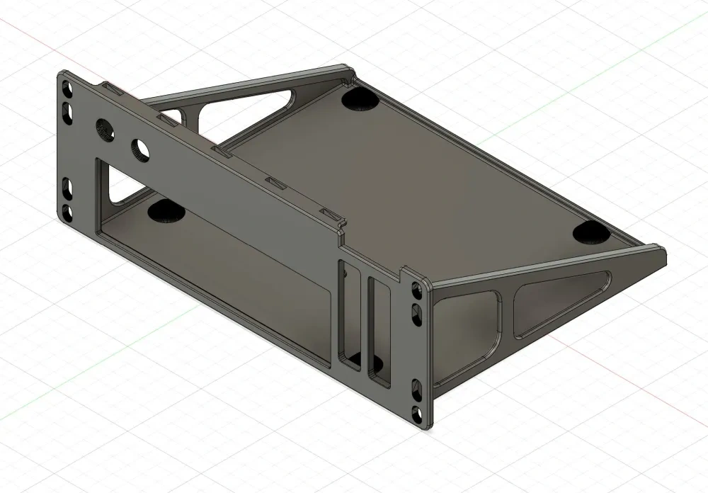 2HE 10英寸机架式Mini-ITX+ATX电源 来自 RiHi36MakerWorld：免费下载 3D 模型