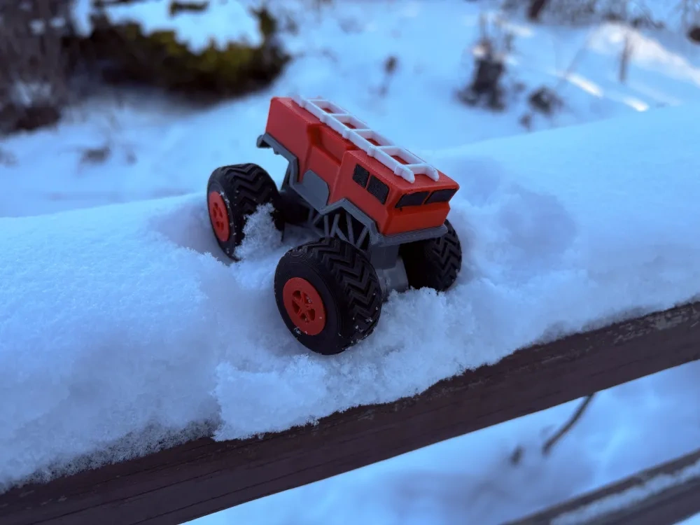 怪兽卡车玩具 - 5警报风格 - 免费 3D 打印模型 - MakerWorld