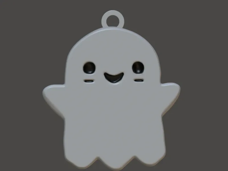 Cute Ghost Keychain 来自 queimadus - MakerWorld
