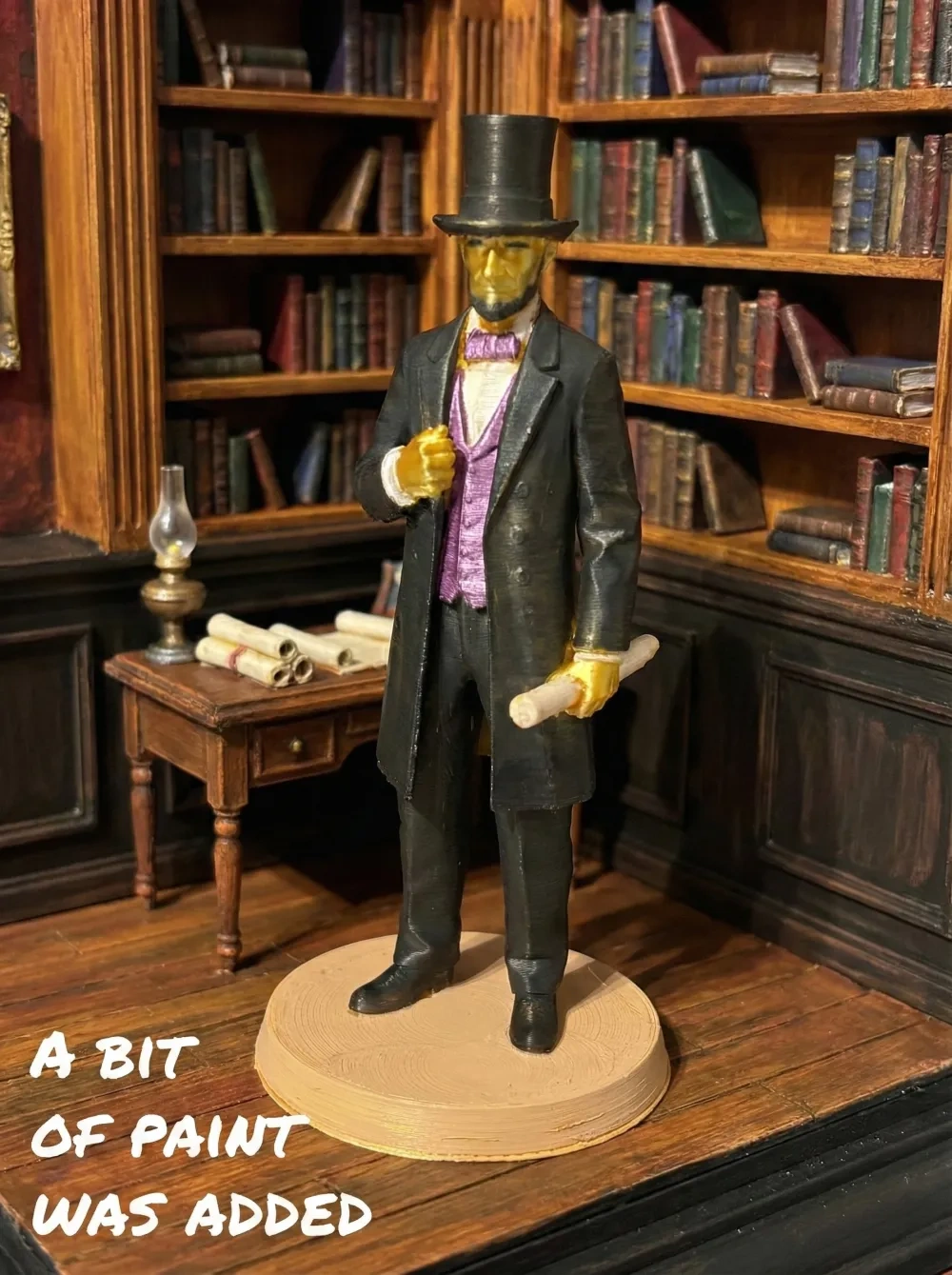 亚伯拉罕·林肯 – 站立历史人物 - 免费 3D 打印模型 - MakerWorld