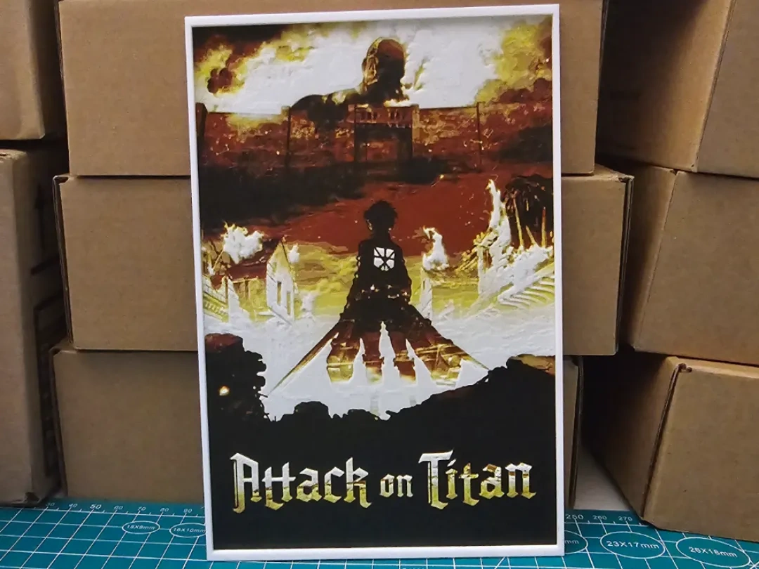 Attack on Titan Poster - Hueforge Art 来自 Lumpy3D - MakerWorld