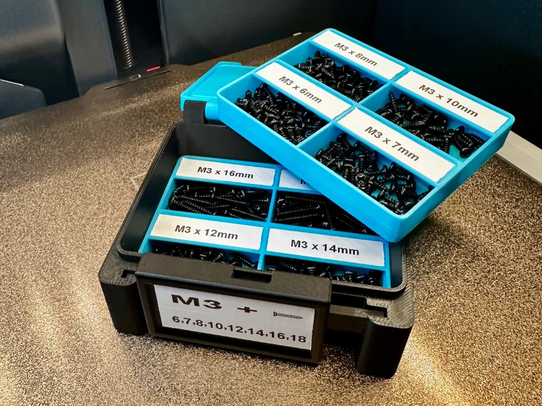 Insert Set For "Large Parts Storage Box" 来自 S.M.T - MakerWorld