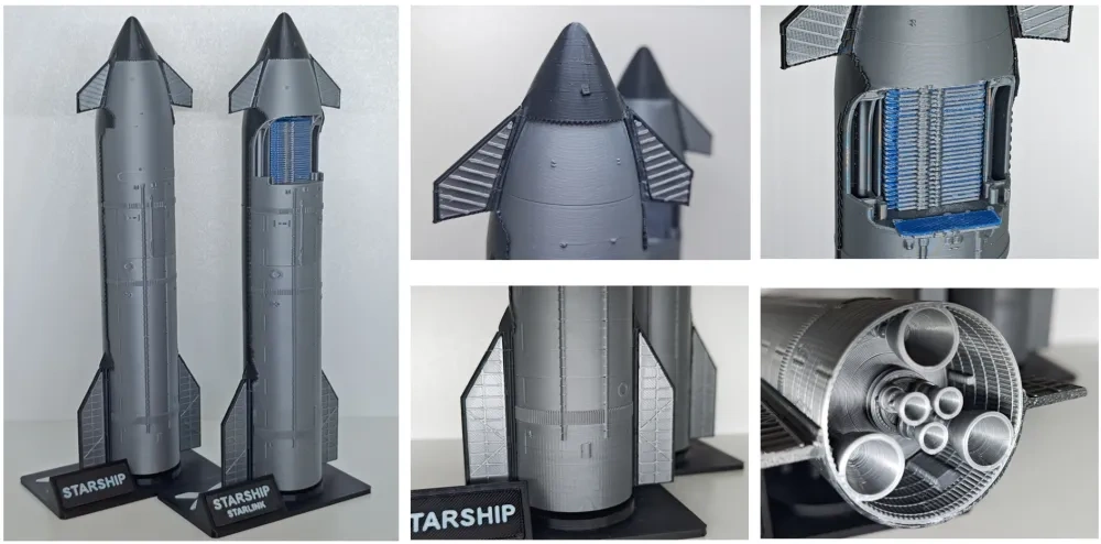 Starship V2 - 免费 3D 打印模型 - MakerWorld