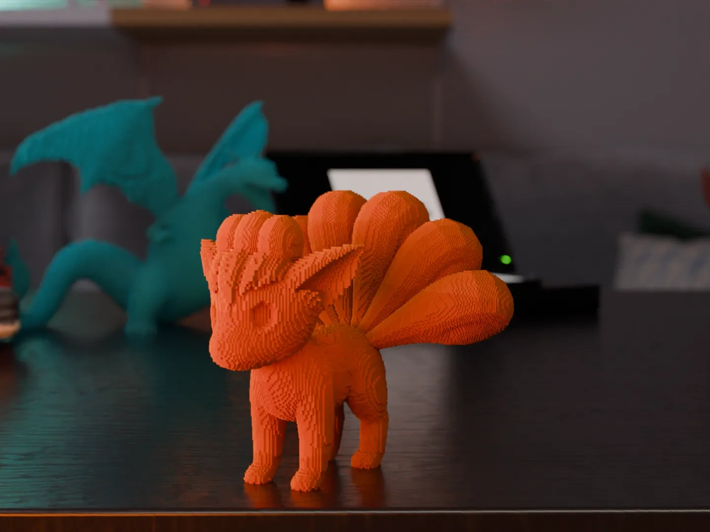 像素风格六尾 - 宝可梦 - 8Bit 复古 来自 theStonefox - MakerWorld