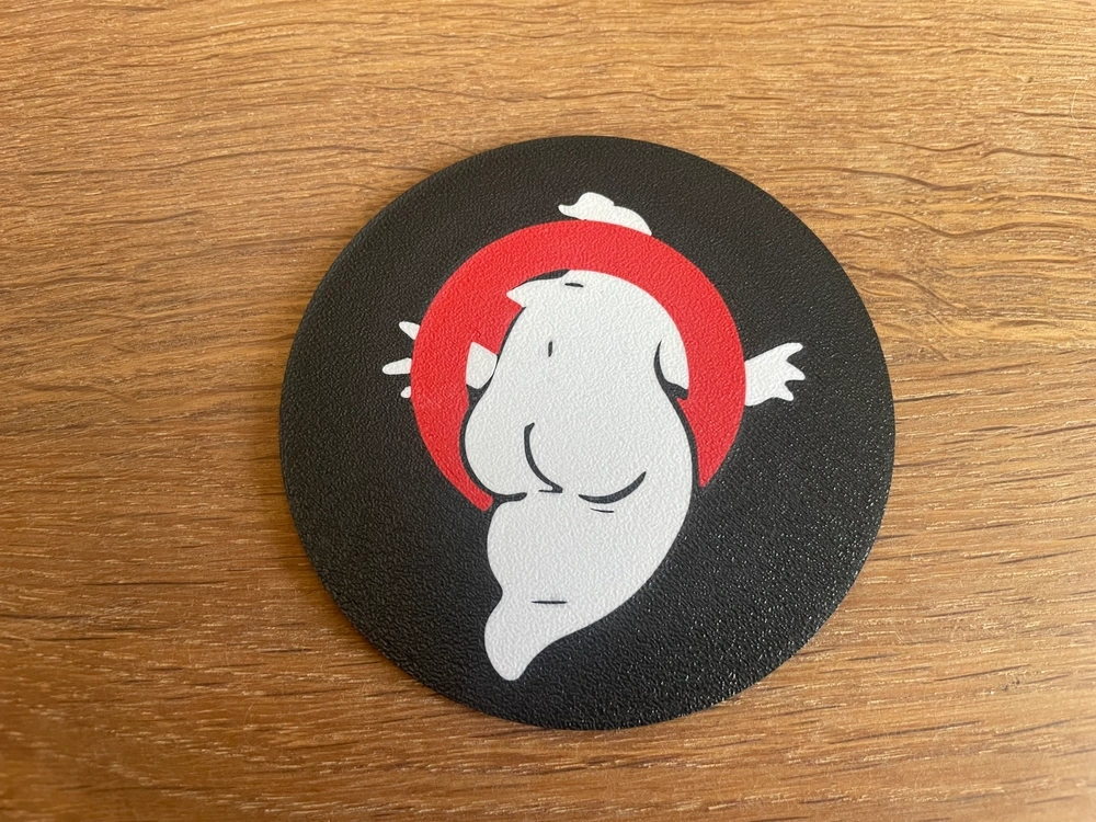 Ghostbuster Coaster Backside / Logo / Drink Decor 来自 3D Prints This ...