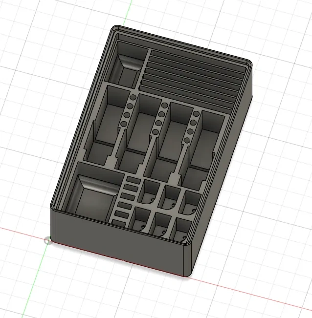 Gridfinity Bambu X1C/P1S 热端和工具收纳盒 - 免费 3D 打印模型 - MakerWorld