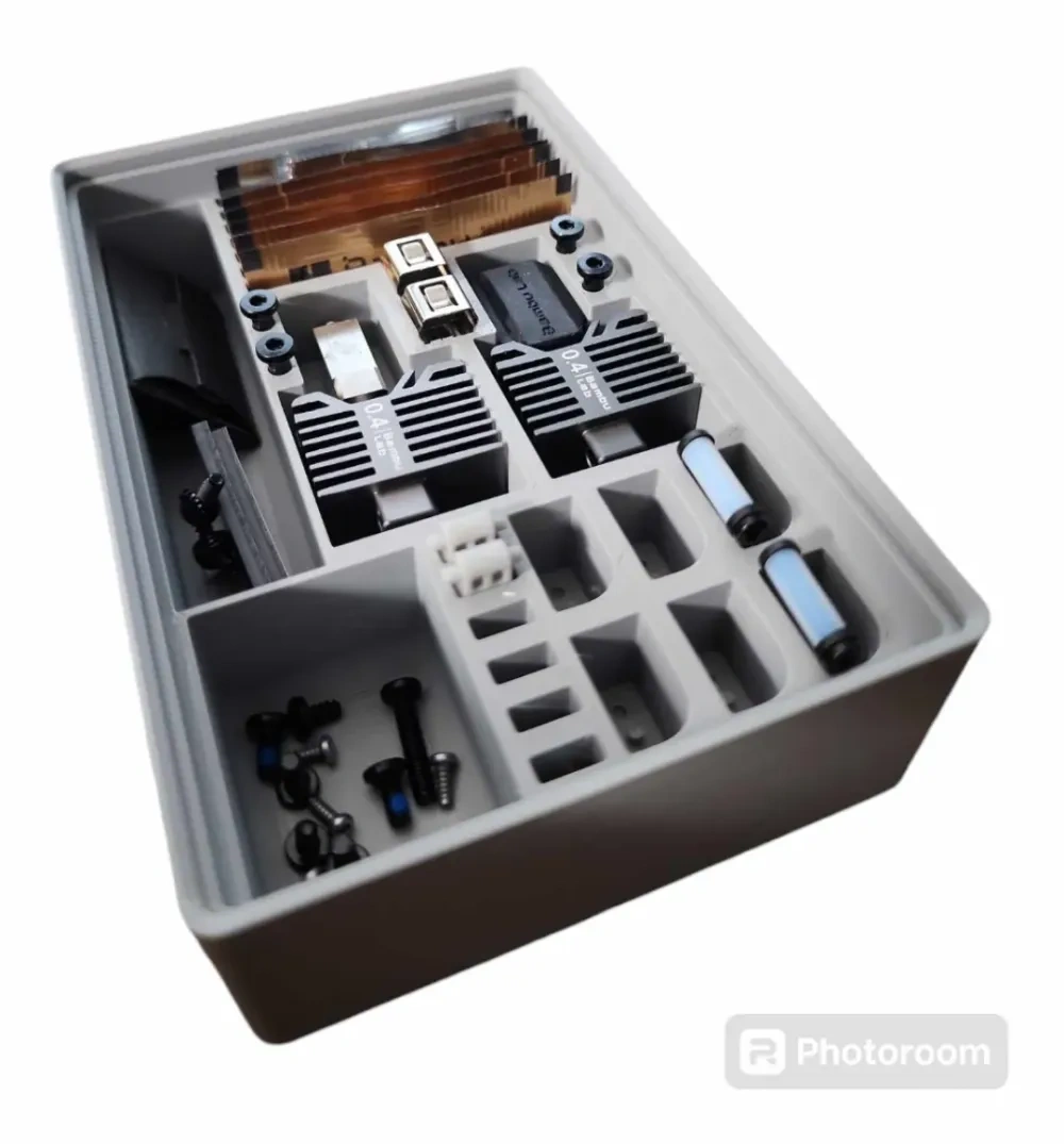 Gridfinity Bambu X1C/P1S 热端和工具收纳盒 - 免费 3D 打印模型 - MakerWorld