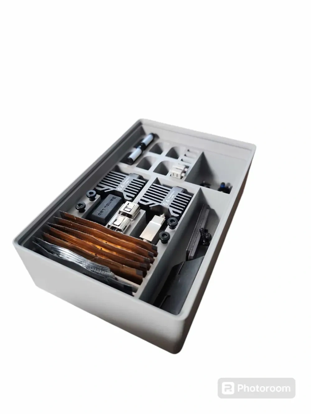 Gridfinity Bambu X1C/P1S 热端和工具收纳盒 - 免费 3D 打印模型 - MakerWorld