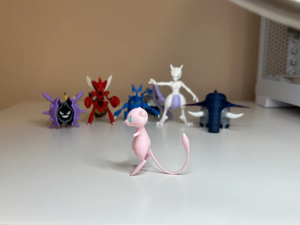 Mew Pokemon 3 Colors 51mm tall Freestanding 来自 LCFigure - MakerWorld