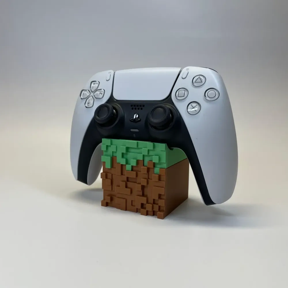 Minecraft PS5 手柄支架 来自 Mohammad AD MakerWorld：免费下载 3D 模型