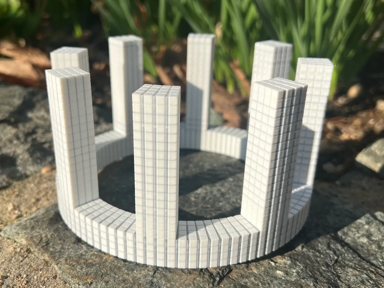 灵感来自Sol LeWitt的"带有塔楼的圆圈" 来自 jetpad - MakerWorld