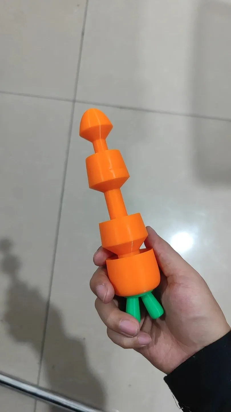 Telescopic carrot sword 来自 AiWen文创-OF酱 - MakerWorld