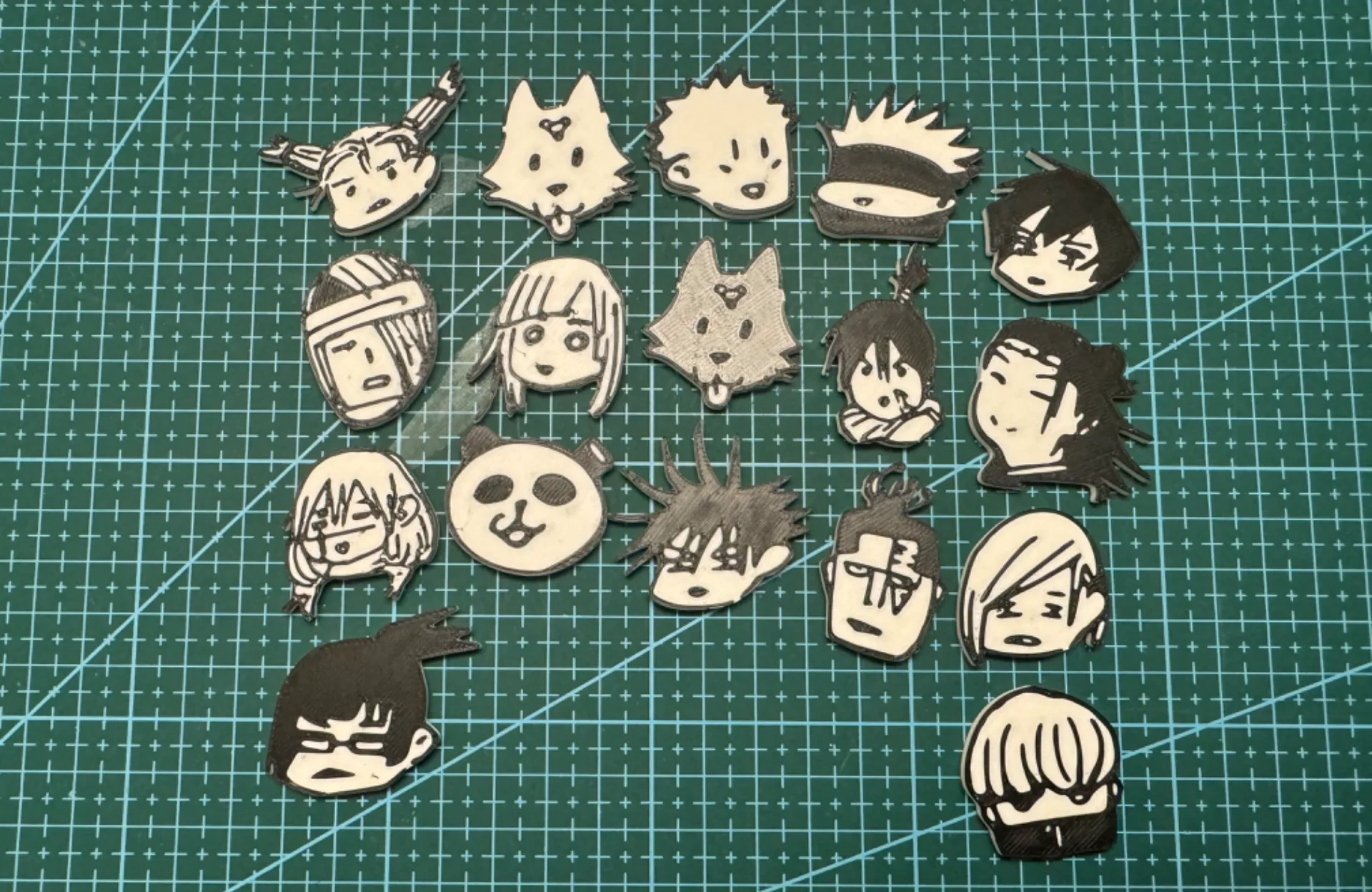 Jujutsu Kaisen manga magnet 来自 Serg-robotic - MakerWorld