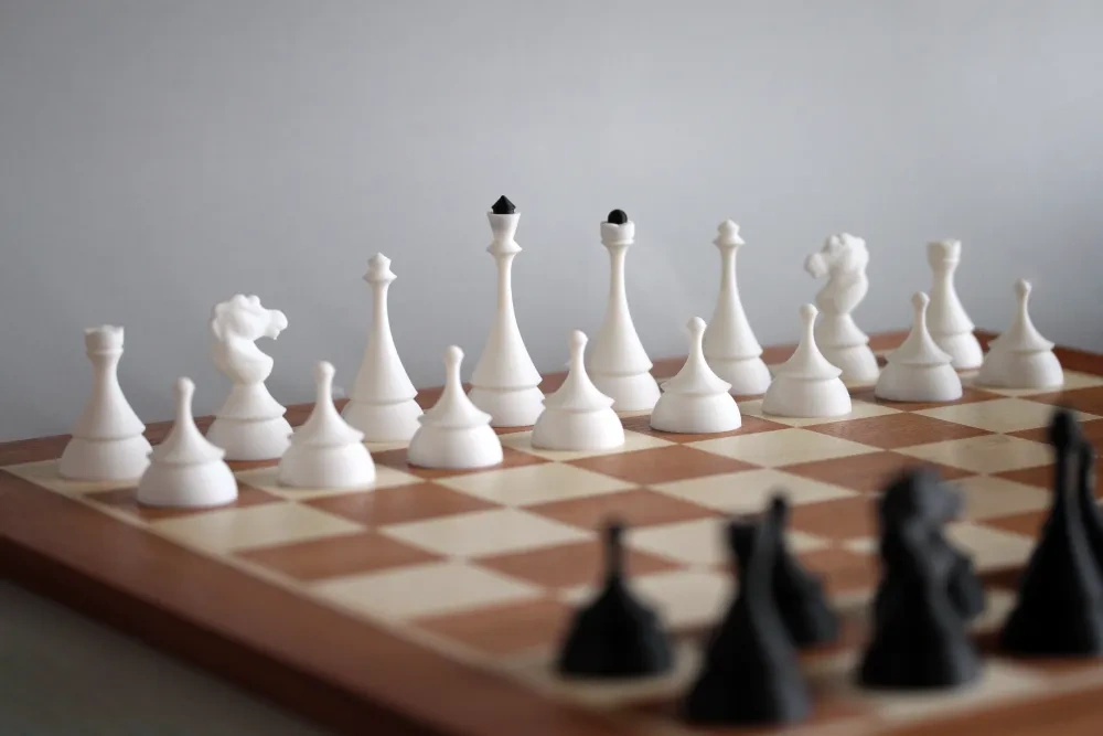 苏联“奥林匹亚”工厂国际象棋棋具 来自 Past Pawns MakerWorld：免费下载 3D 模型