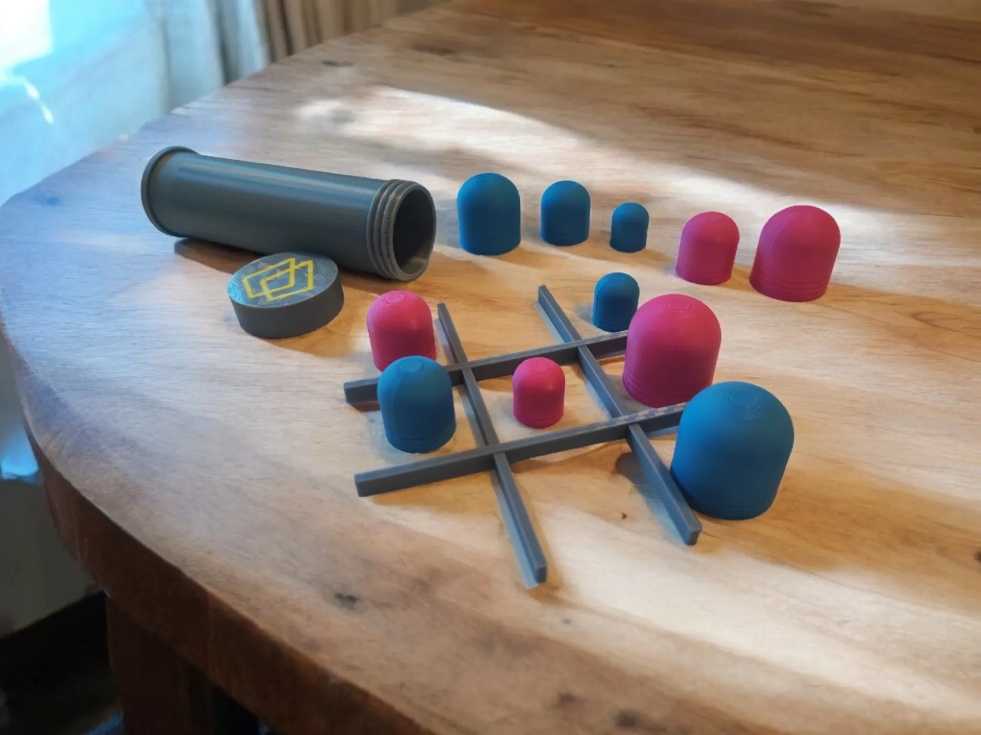 Tic-Tac-Toe ADVANCED - Travel game 来自 3Deste - MakerWorld