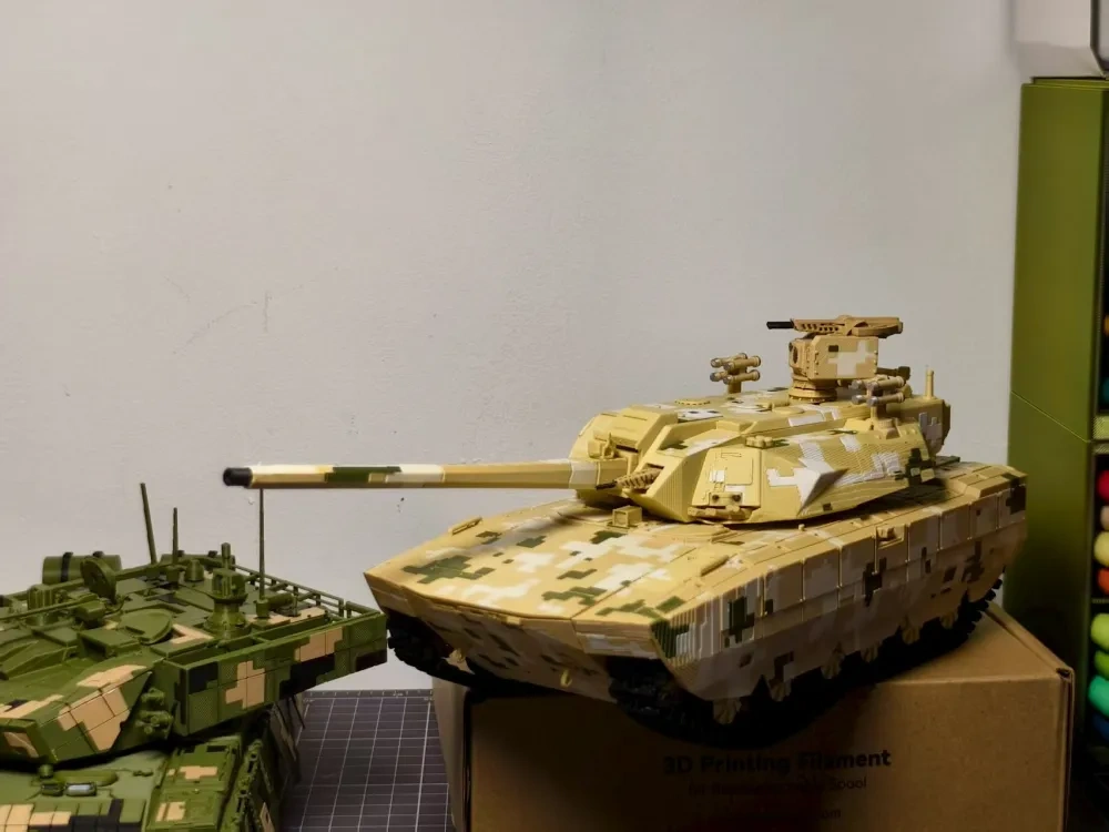 ztz-100战车（百式）—沙漠迷彩皮肤版 来自 wannawow(摆烂猫) MakerWorld：免费下载 3D 模型