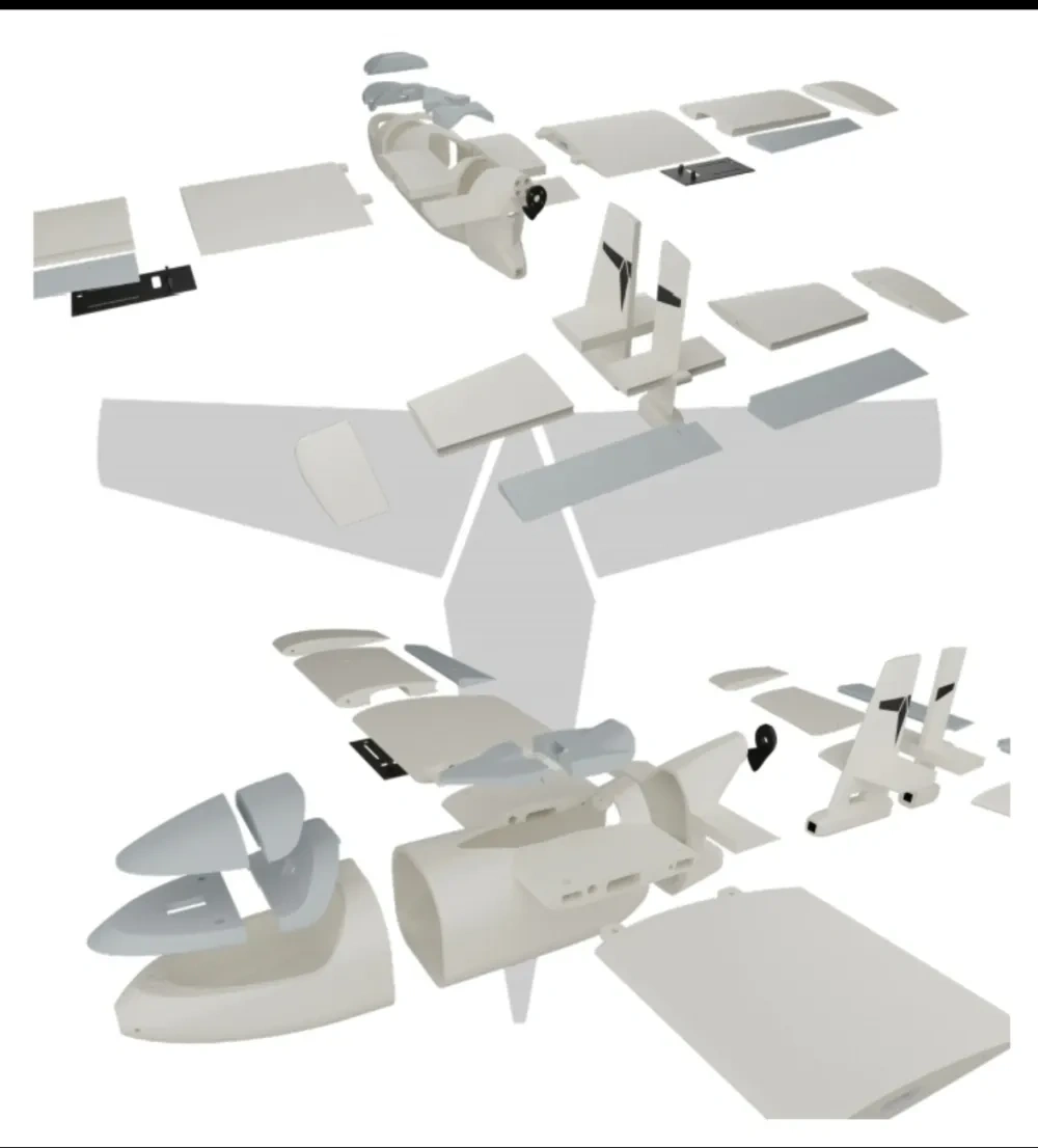 Titan Micro Trooper 泰坦轻骑兵 翼展1M - 免费 3D 打印模型 - MakerWorld