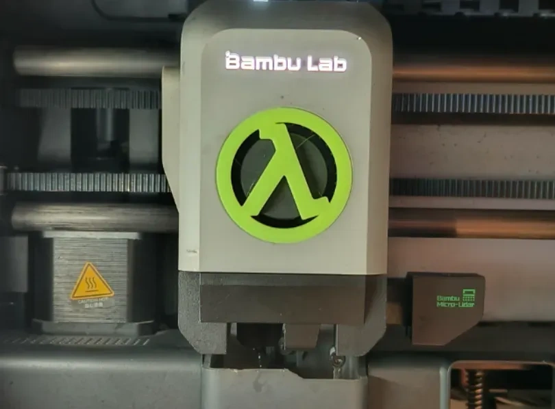 X1C/P1S/P1P风扇罩——半衰期Λ - 免费 3D 打印模型 - MakerWorld