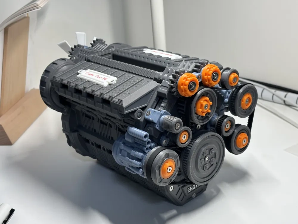 Flaming Fox-V8的改良B19齿轮 - 免费 3D 打印模型 - MakerWorld