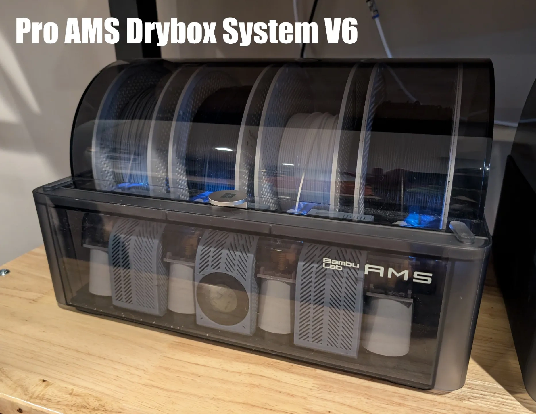 Pro AMS 干燥盒系统 V6 二次创作 - 来自 DarkHorseDesignWorks - MakerWorld