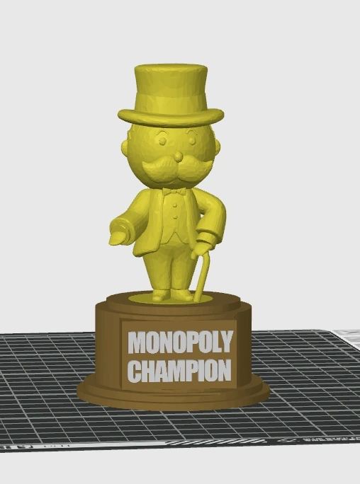 Monopoly Champion Trophy 来自 PixelDot - MakerWorld