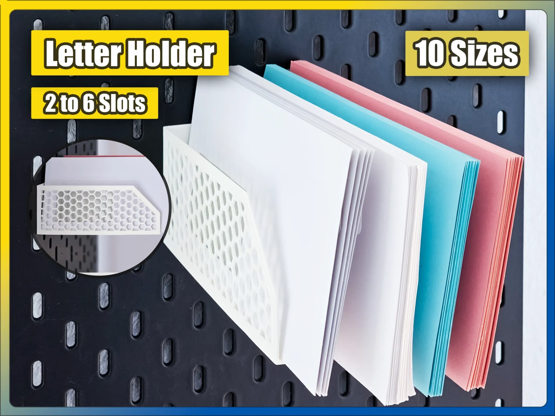 Skadis Letter Holder 来自 AU3D - MakerWorld