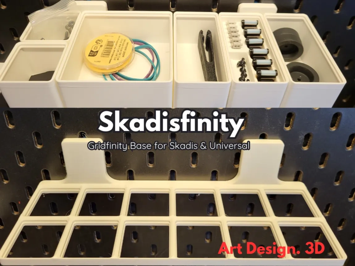 Skadisfinity Gridfinity Shelf 来自 Art Design. 3D - MakerWorld