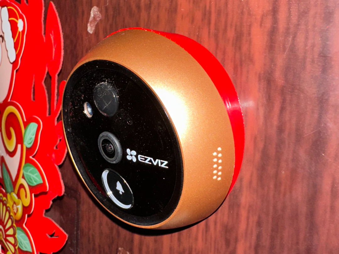 萤石DP2C 3MP智能猫眼 摄像头 12度倾角垫 来自 霹雳贝贝MakerWorld：免费下载 3D 模型