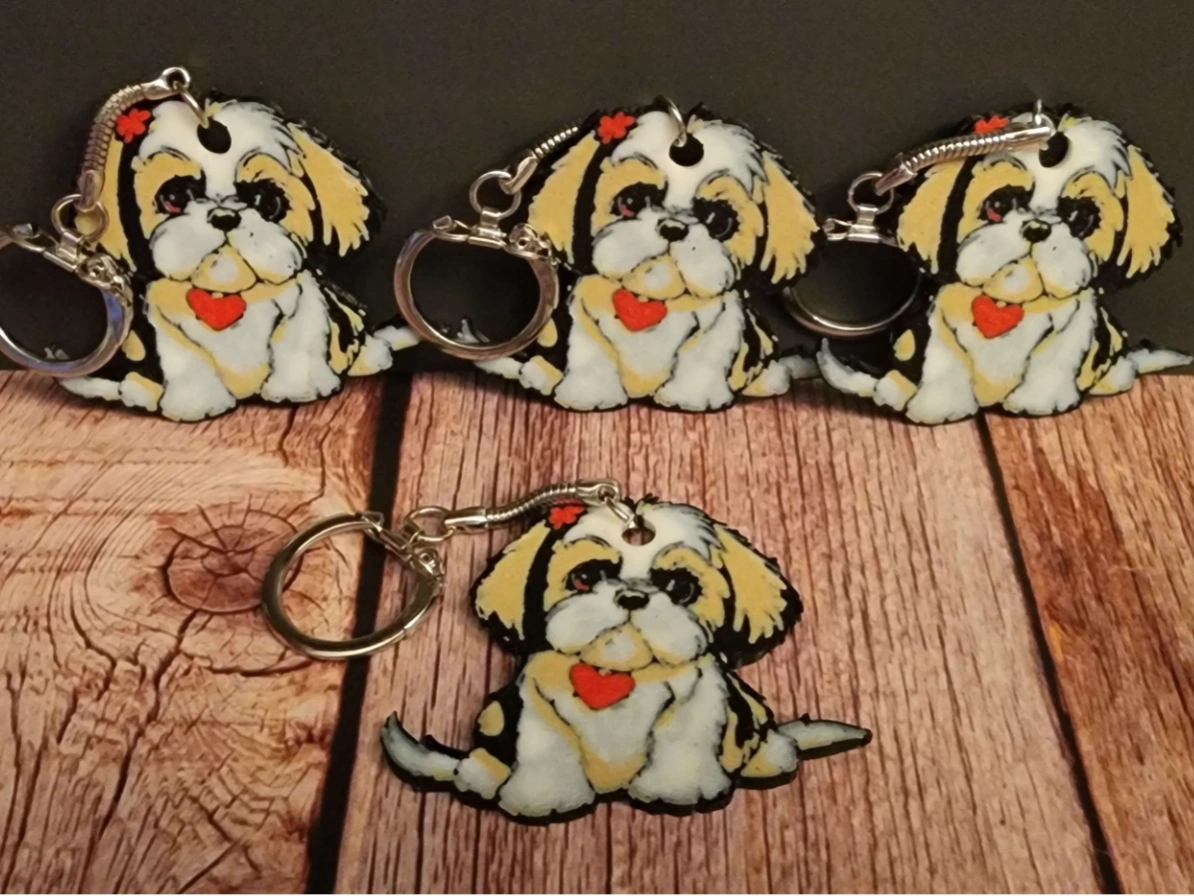 Shih Tzu Keychain 来自 xxLASWSxx - MakerWorld
