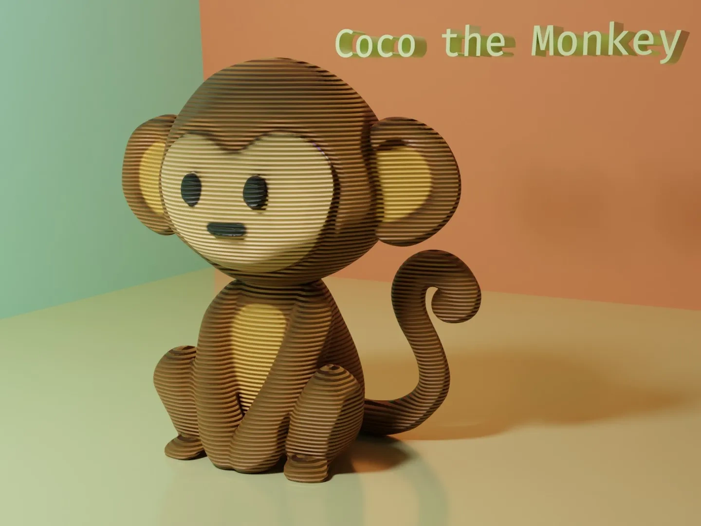 Coco the Monkey 来自 sabribarac - MakerWorld
