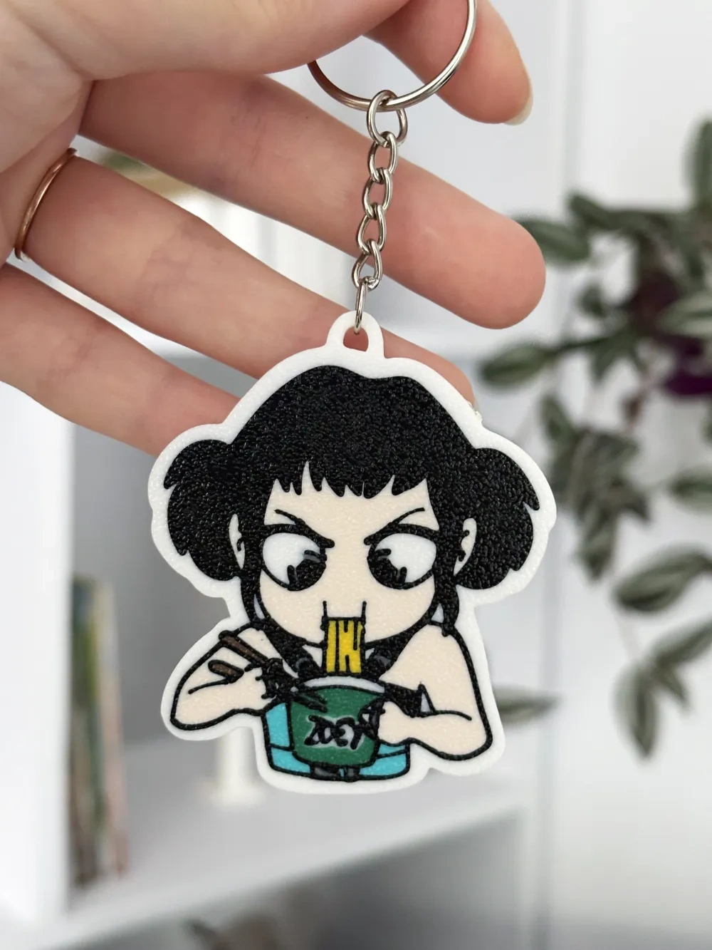 KPop 恶魔猎人拉面钥匙扣 来自 reaves MakerWorld：免费下载 3D 模型