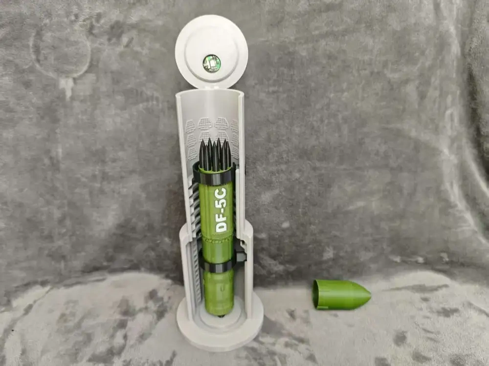 东风 DF-5C带发射井 来自 MAX ONE MakerWorld：免费下载 3D 模型