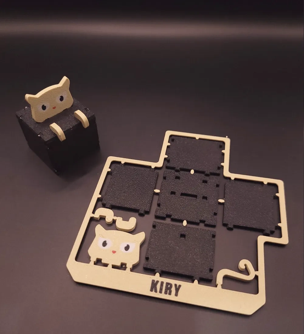 Kiry 角色套件 – 盒子里的猫 - 免费 3D 打印模型 - MakerWorld