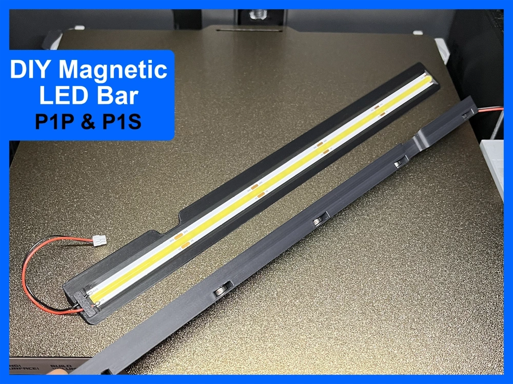 LED Bar for Bambu P1P / P1S - Control w/ LCD & App 来自 br1acc - MakerWorld