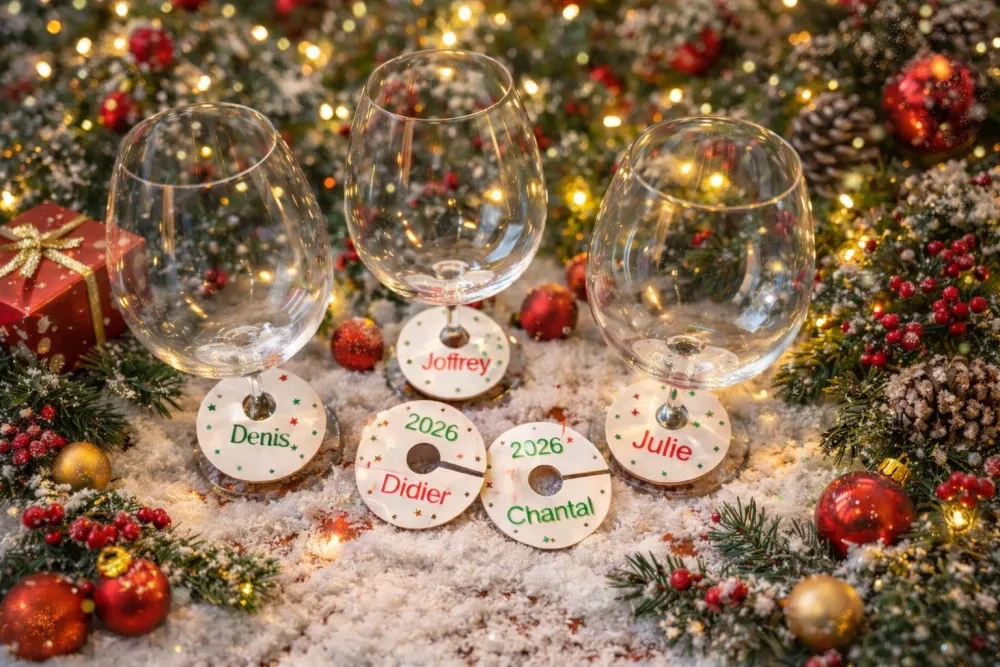 个性化酒杯标记 来自 Falco55 MakerWorld：免费下载 3D 模型