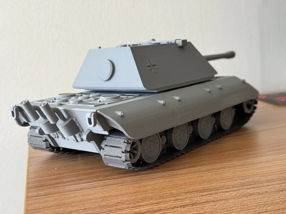 E100超级重型坦克 1:35 德国 二战 来自 Bavaria_3D Tanks MakerWorld：免费下载 3D 模型