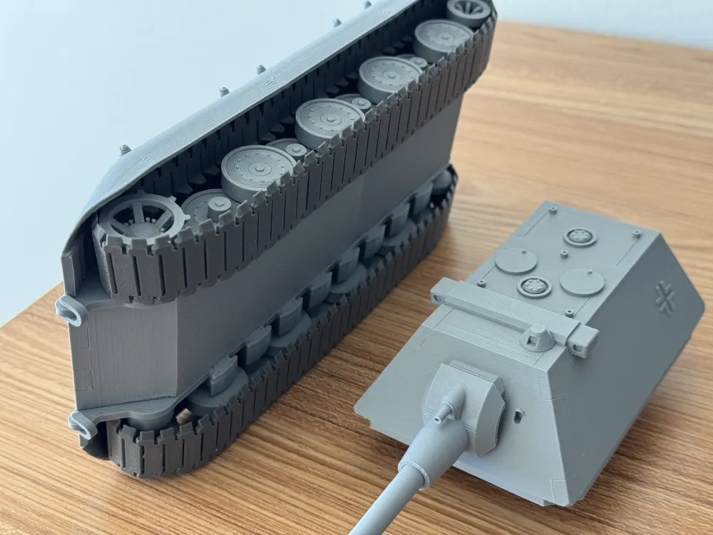 E100超级重型坦克 1:35 德国 二战 来自 Bavaria_3D Tanks MakerWorld：免费下载 3D 模型