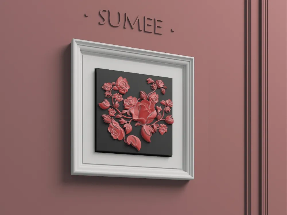 Wall hanging·立体装饰画·繁花 V2 来自 Sumee1798 - MakerWorld