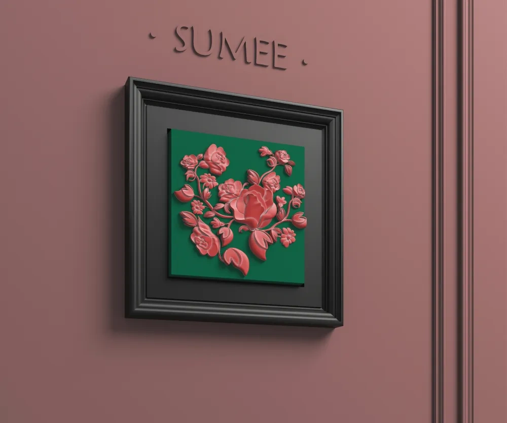 Wall hanging·立体装饰画·繁花 V2 来自 Sumee1798 - MakerWorld