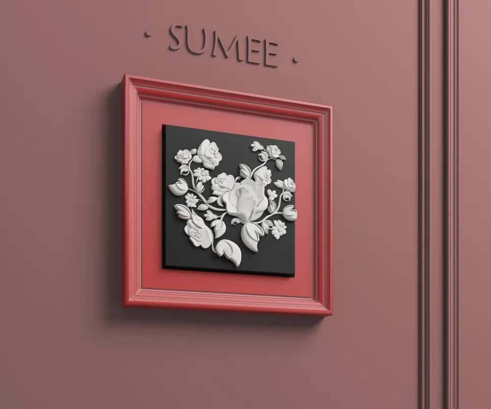 Wall hanging·立体装饰画·繁花 V2 来自 Sumee1798 - MakerWorld