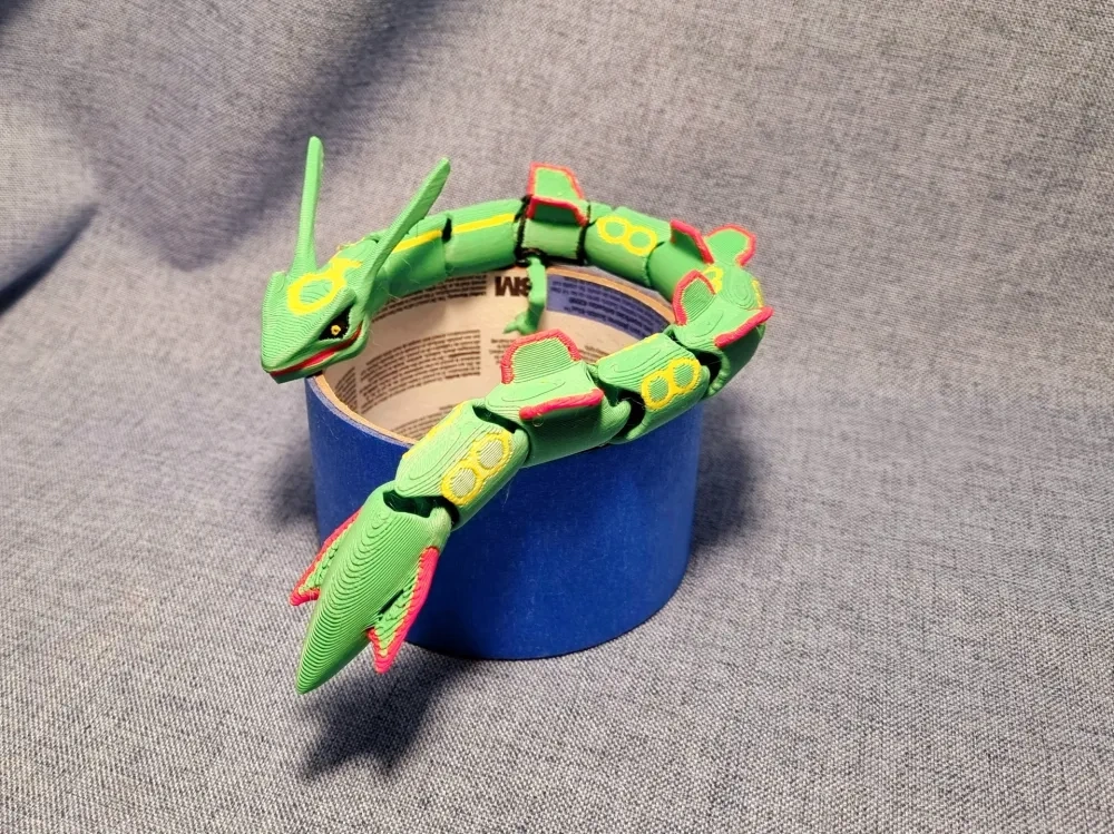 Flexi Rayquaza 来自 Big Simi - MakerWorld