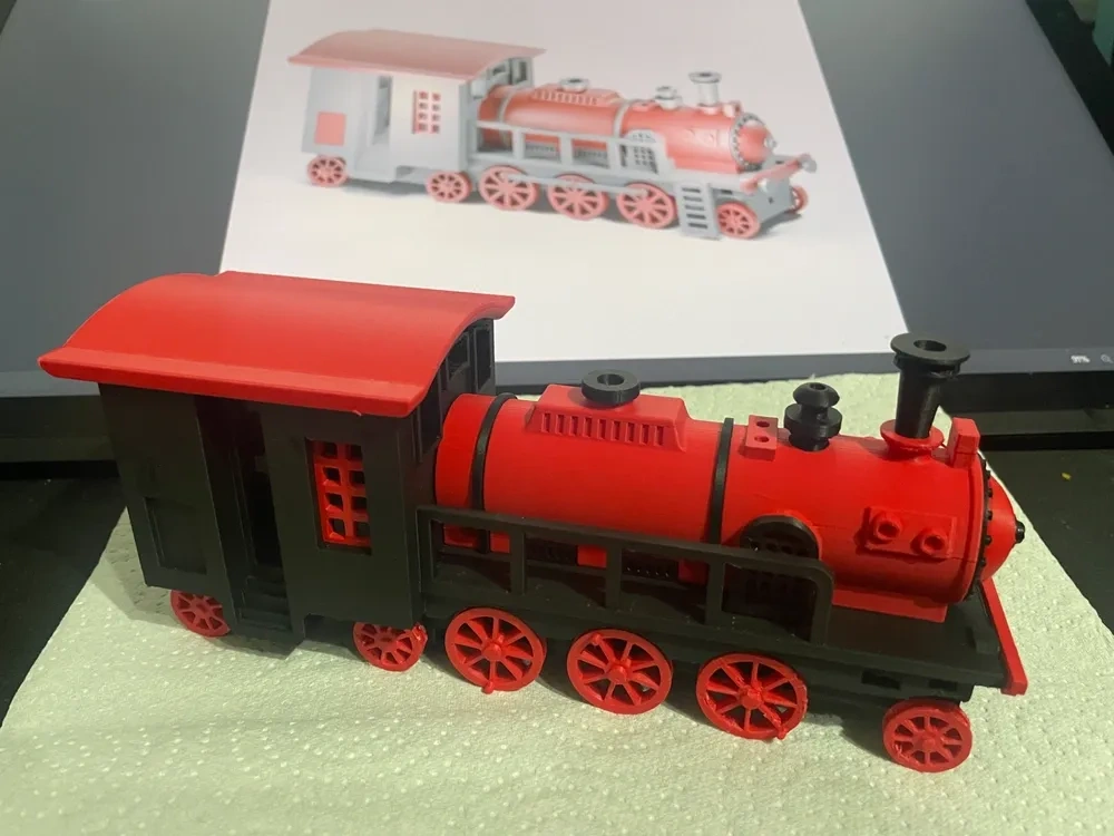 蒸汽火车 Version 1 来自 FallenAngel - MakerWorld