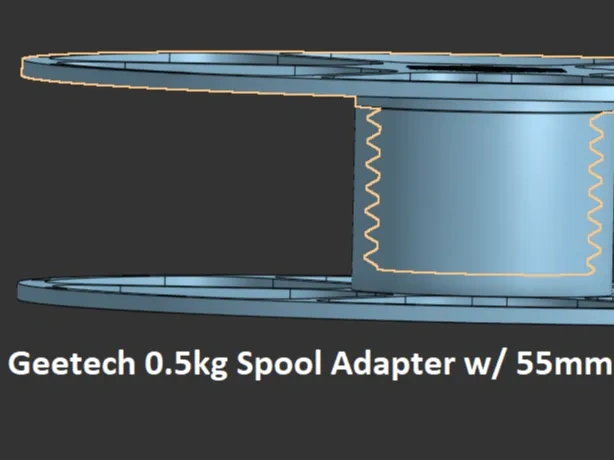 Geeetech 0.5kg线轴适配器 来自 DAZADave - MakerWorld