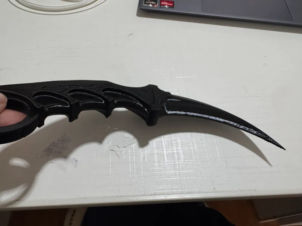 CS：爪子刀（Karambit Knife） 来自 MAXminSCA MakerWorld：免费下载 3D 模型