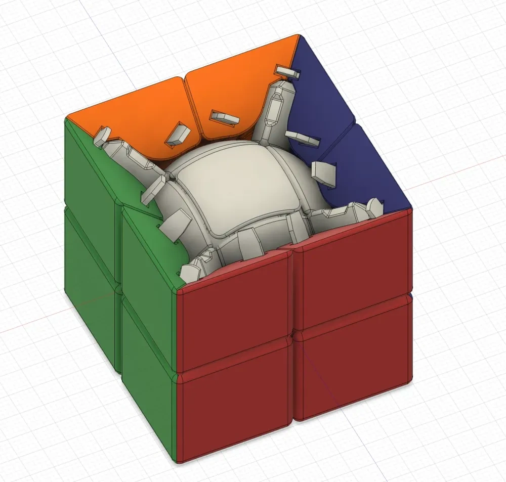 二阶魔方，2x2x2，100% 3D打印，3种款式 来自 CZJ Studio MakerWorld：免费下载 3D 模型