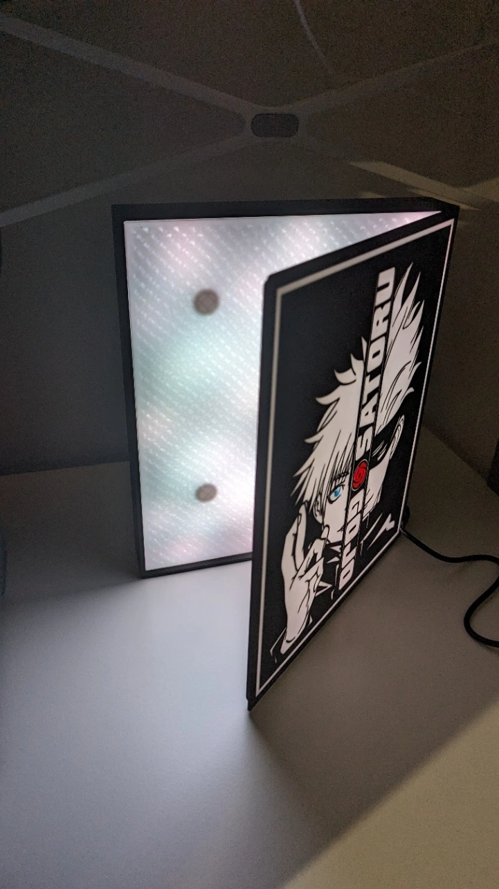 Gojo - LED light box - Saturo Gojo JUJUTSU KAISEN 来自 INFUSE 3D - MakerWorld