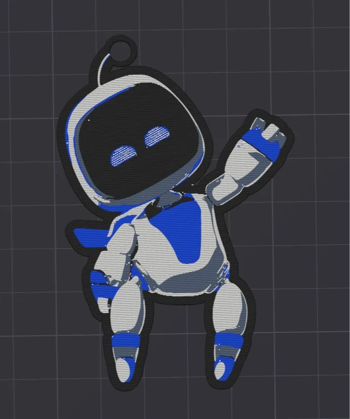 Astro Bot Keychain 来自 Serpandrew - MakerWorld