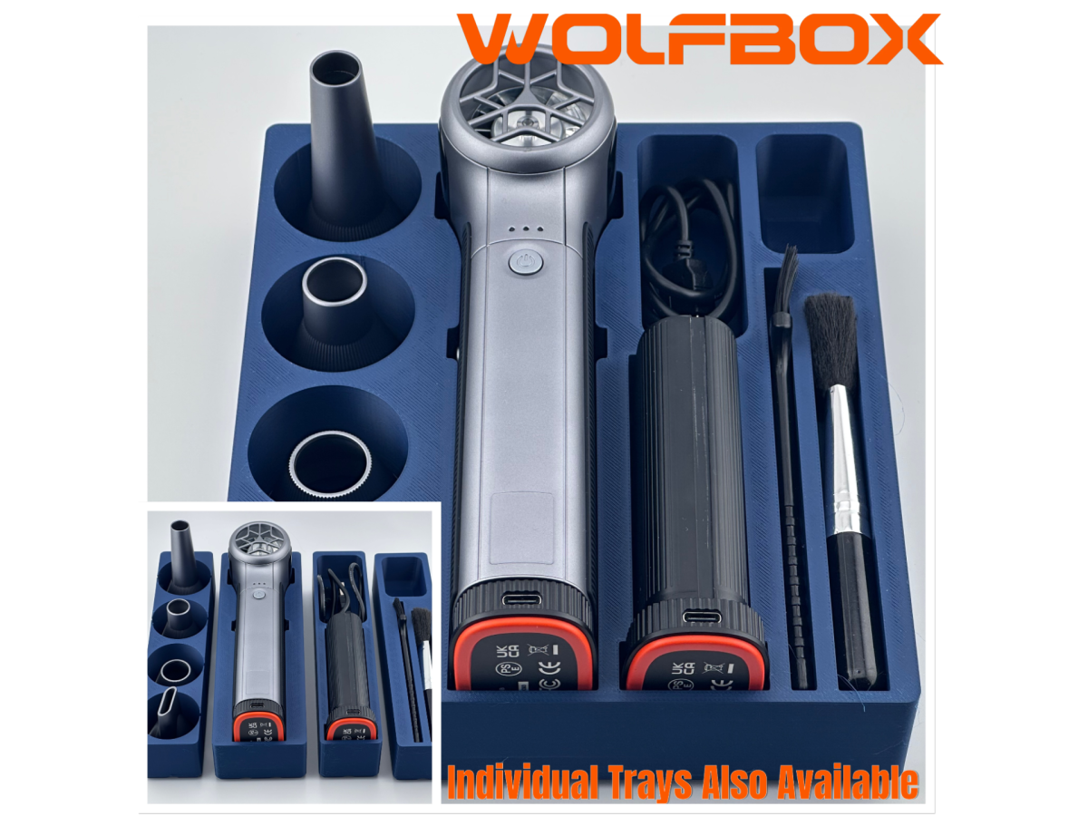 Wolfbox MF200 Gridfinity 托盘 - 免费 3D 打印模型 - MakerWorld