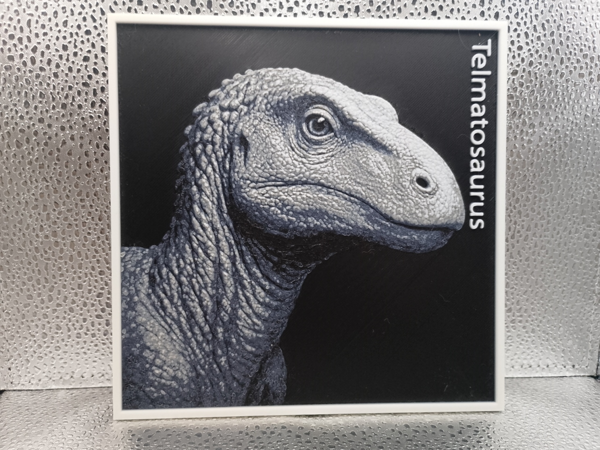 Telmatosaurus – Hueforge - 免费 3D 打印模型 - MakerWorld