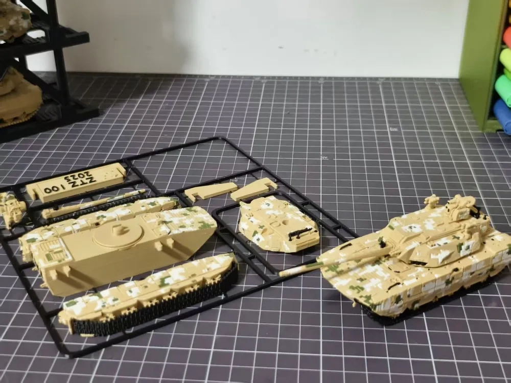 ztz100坦克（172） 来自 wannawow(摆烂猫) MakerWorld：免费下载 3D 模型